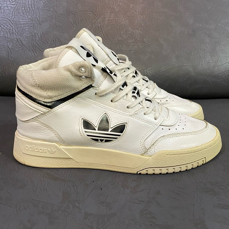 Jual sz44 Adidas Drop Step XI White Black Sepatu Used Second | Shopee ...