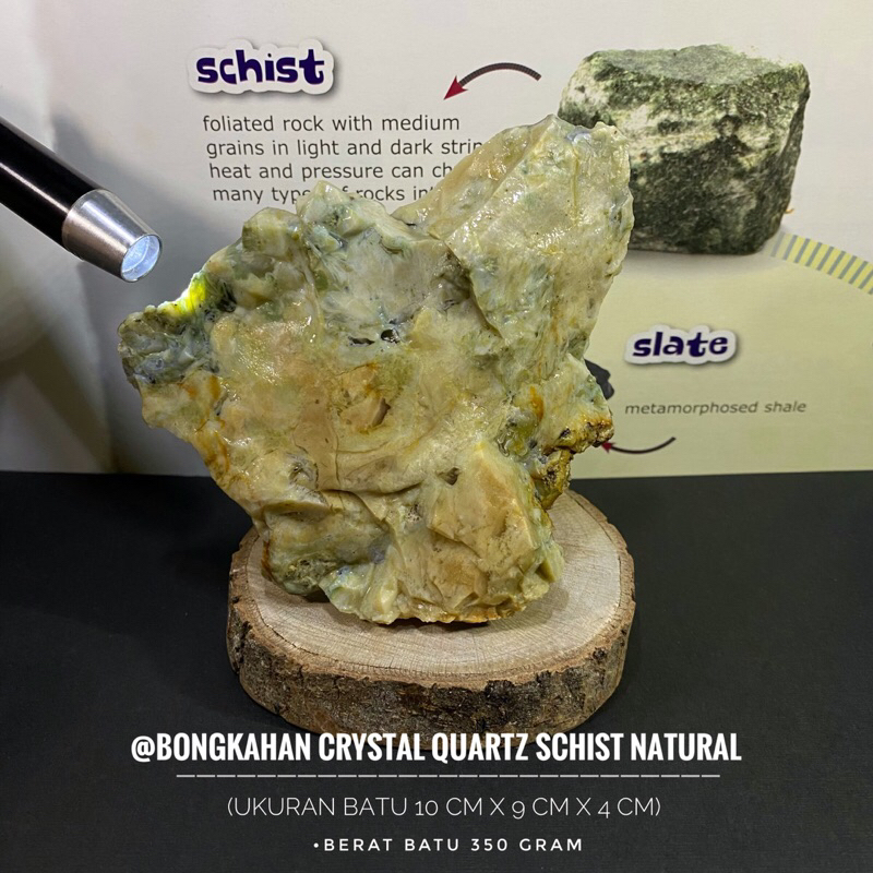 Jual Bongkahan Batu Quartz Schist Natural L74 atau Batu Quartz Mika ...