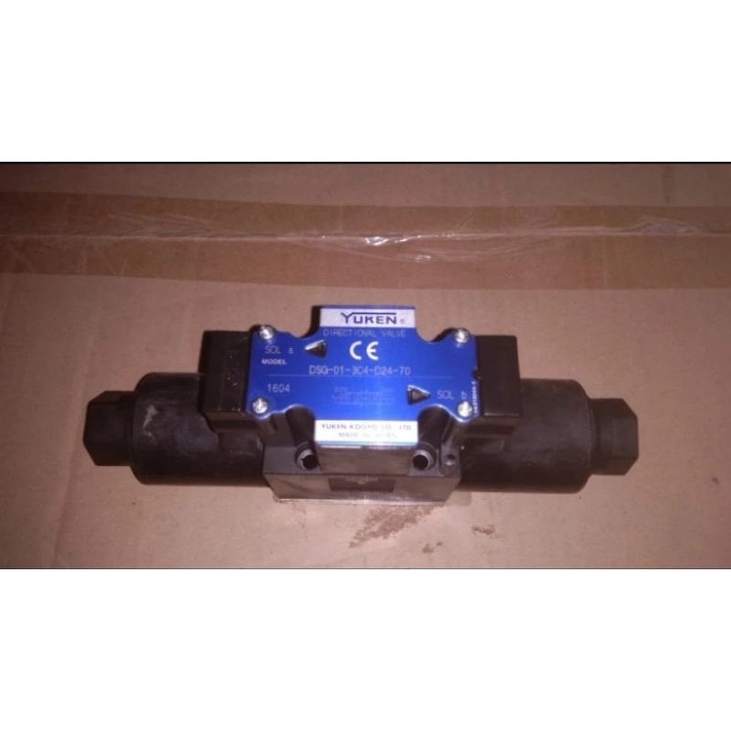 Jual SOLENOID VALVE DSG-01-3C4-D24-70 YUKEN KOGYO ( ORI,ada kotak YUKEN ...