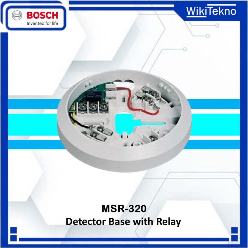 Jual Relay Base Smoke Detector Alarm Bosch MSR 320 | Shopee Indonesia