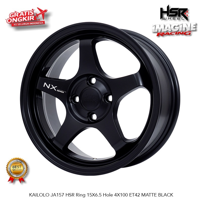 Jual Velg racing mobil ring 15 untuk ignis brio vios jazz calya pcd 4x100 Hsr kailolo | Shopee ...