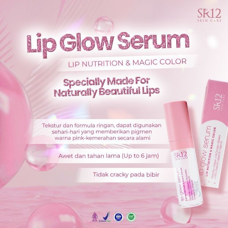 Jual AFIKA COLLECTION Lip Glow Serum Magic Colour SR12 Melembabkan dan Mencerahkan Bibir Merona ...