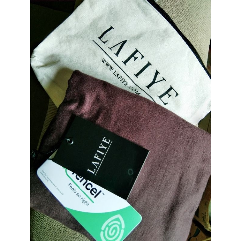 Jual Lafiye Skiv Rou Scarf BURLWOOD (NEW-ORI 100%-Tencel) | Shopee ...