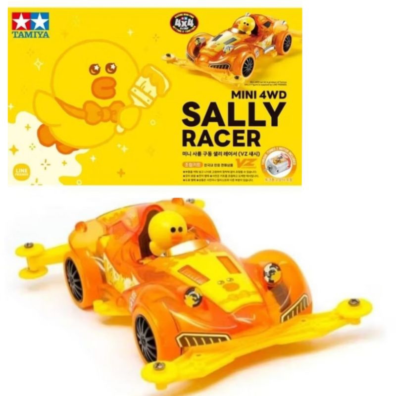 Jual TAMIYA 92452 MINI 4WD SALLY RACER [ VZ CHASSIS ] | Shopee Indonesia