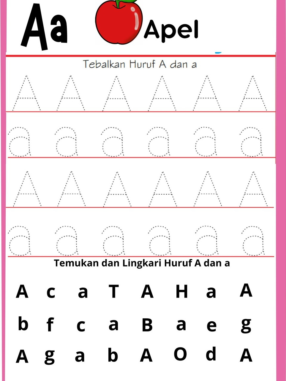 Jual Hard Copy Worksheet Tracing Alphabet vol 2 | Shopee Indonesia