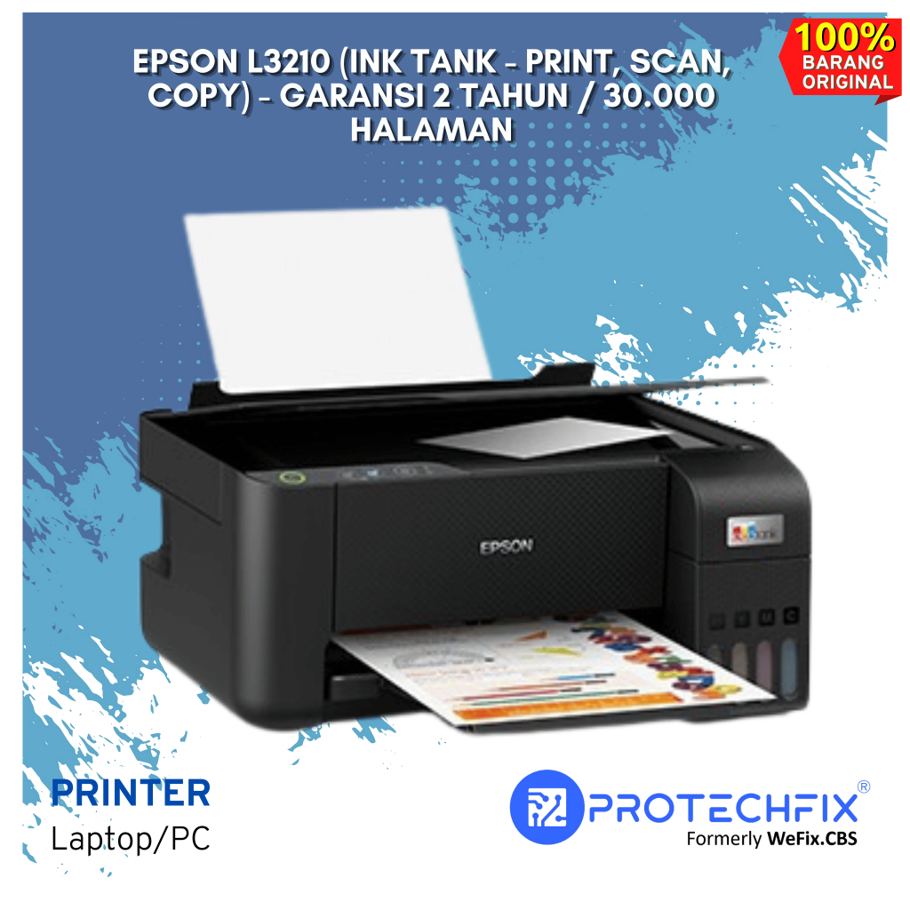 Jual Printer EPSON L3210 Print, Scan, Copy Garansi Resmi 2 Tahun ...