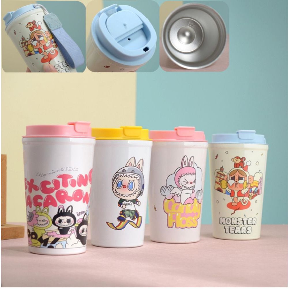Jual Tumbler 4154 Coffe Labubu / Cry Baby Tumbler Tempat Minum ...