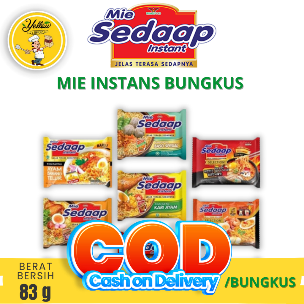Jual MIE SEDAAP INSTAN /MIE SEDAAP VARIAN RASA /BUNGKUS | Shopee Indonesia