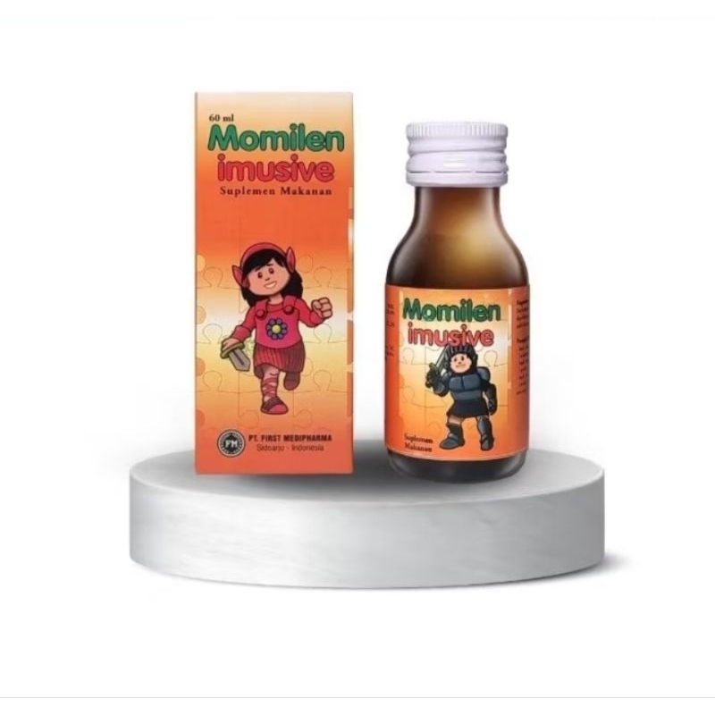 Jual Momilen Imusive sirup 60ml vitamin c + zinc anak daya tahan tubuh ...