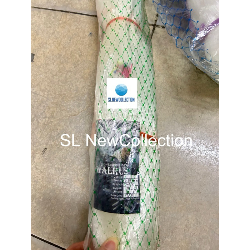 Jual Jaring Ikan Merk WALRUS 3-1/2" 028 70X80 TATE | Shopee Indonesia