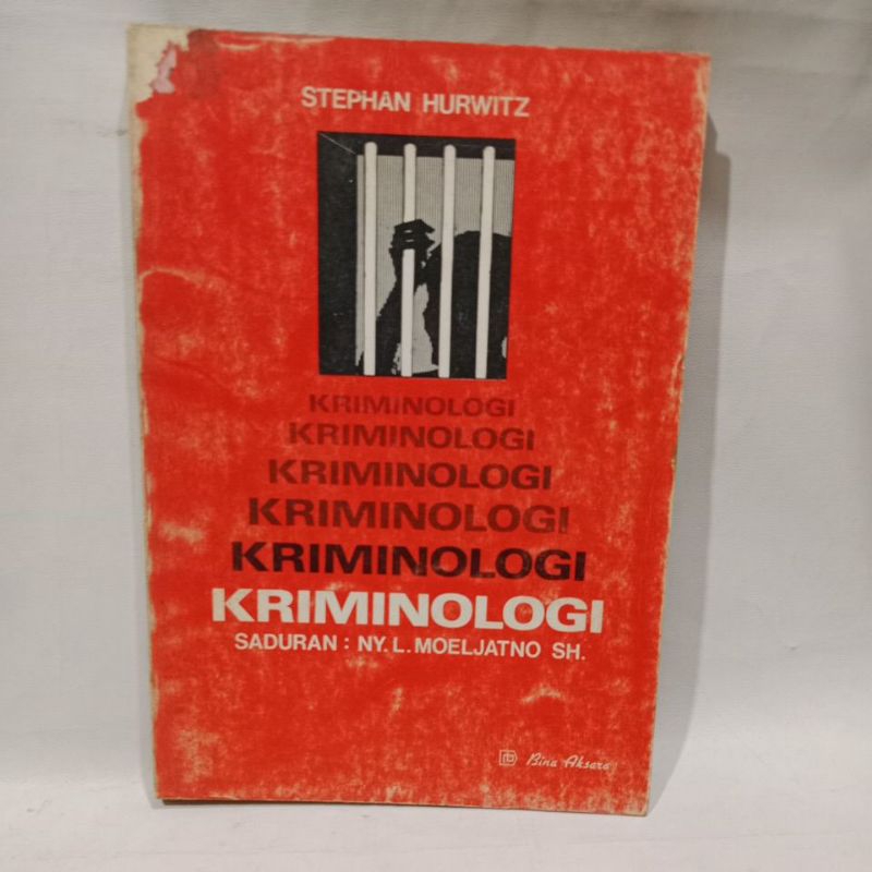Jual Buku Kriminologi - Stephan Hurwitz | Shopee Indonesia