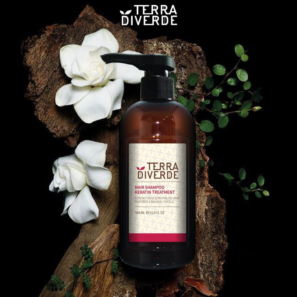 Jual ILVASTO TERRA DIVERDE Keratin Treatment Shampoo 500ml | Shopee Indonesia