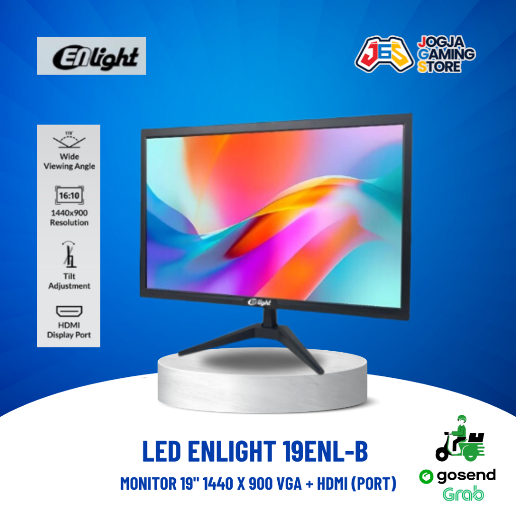 Jual Enlight Monitor 19ENL-B 19" VA FHD 5ms 75Hz 19 Inch | Shopee Indonesia