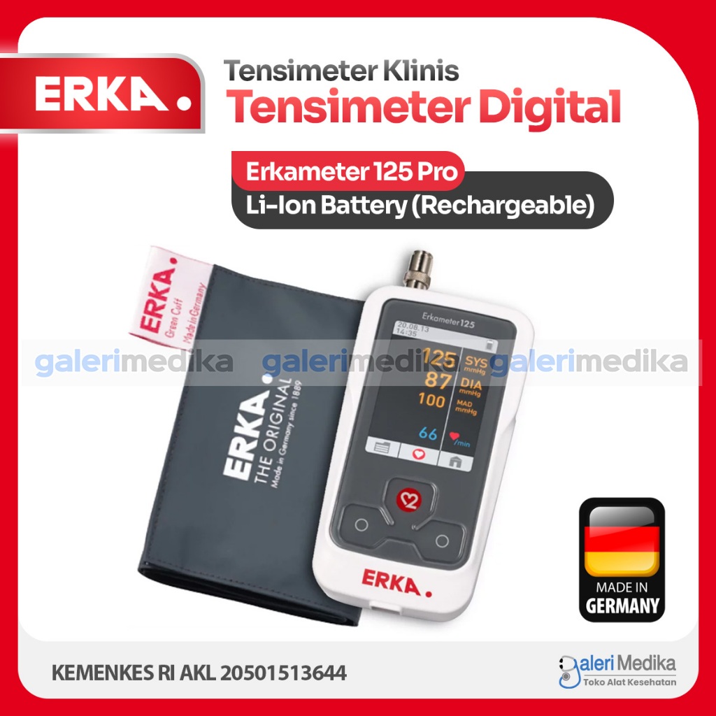 Jual Tensimeter Digital Erka Erkameter 125 Pro - Alat Ukur Tekanan ...