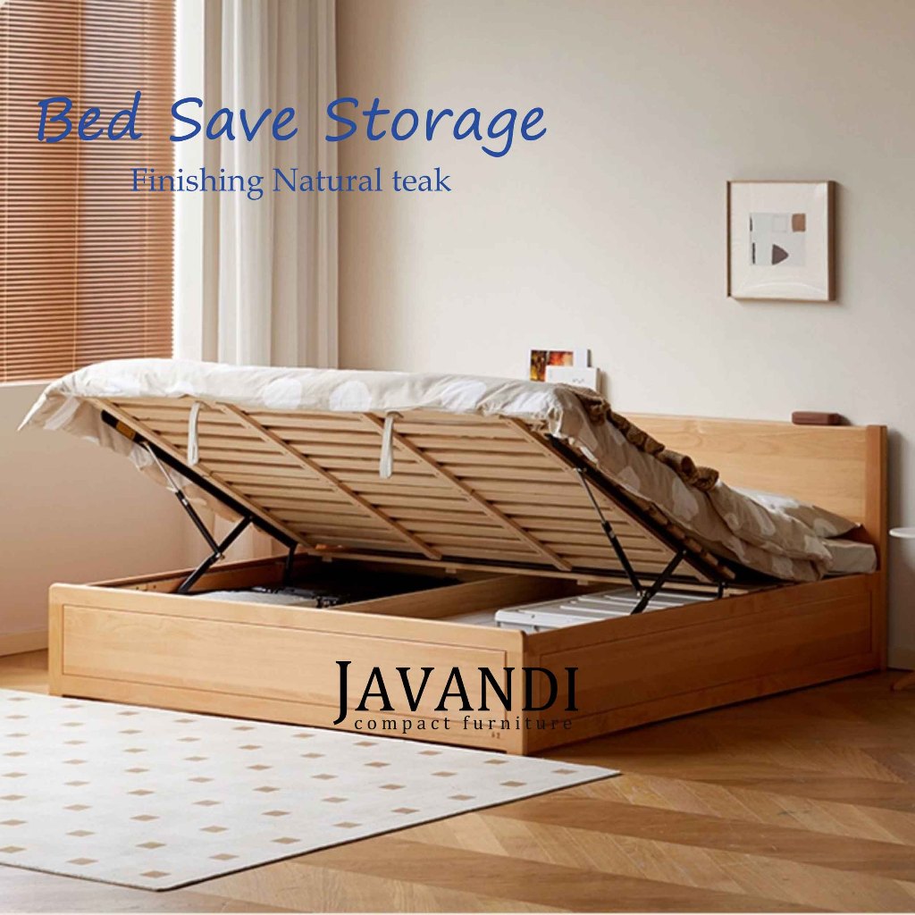 Jual Javandihome Bed Save Sandaran Tempat Tidur Minimalis Dipan Jati ...