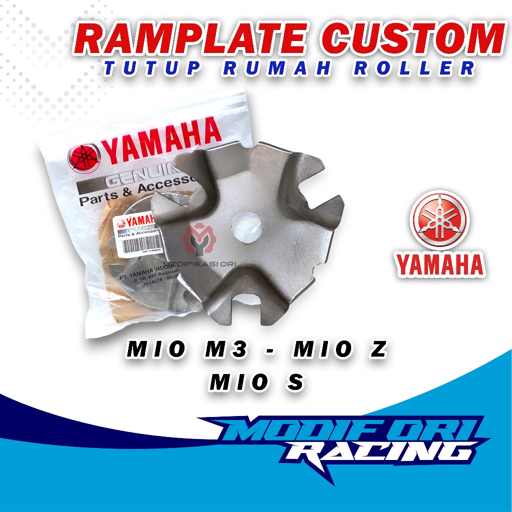 Jual RAMPLATE 2SX - TUTUP RUMAH ROLLER RAMP PLATE CUSTOM RACING MIO M3 ...