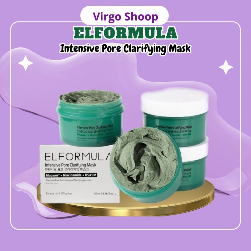 Jual ️VIRGO ️ ELFORMULA Intensive Pore Clarifying Mask - Masker Wajah ...