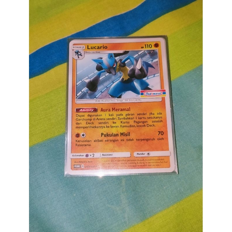 Jual Lucario 089/S-P - Promo Indomaret Pokemon TCG Indonesia | Shopee ...