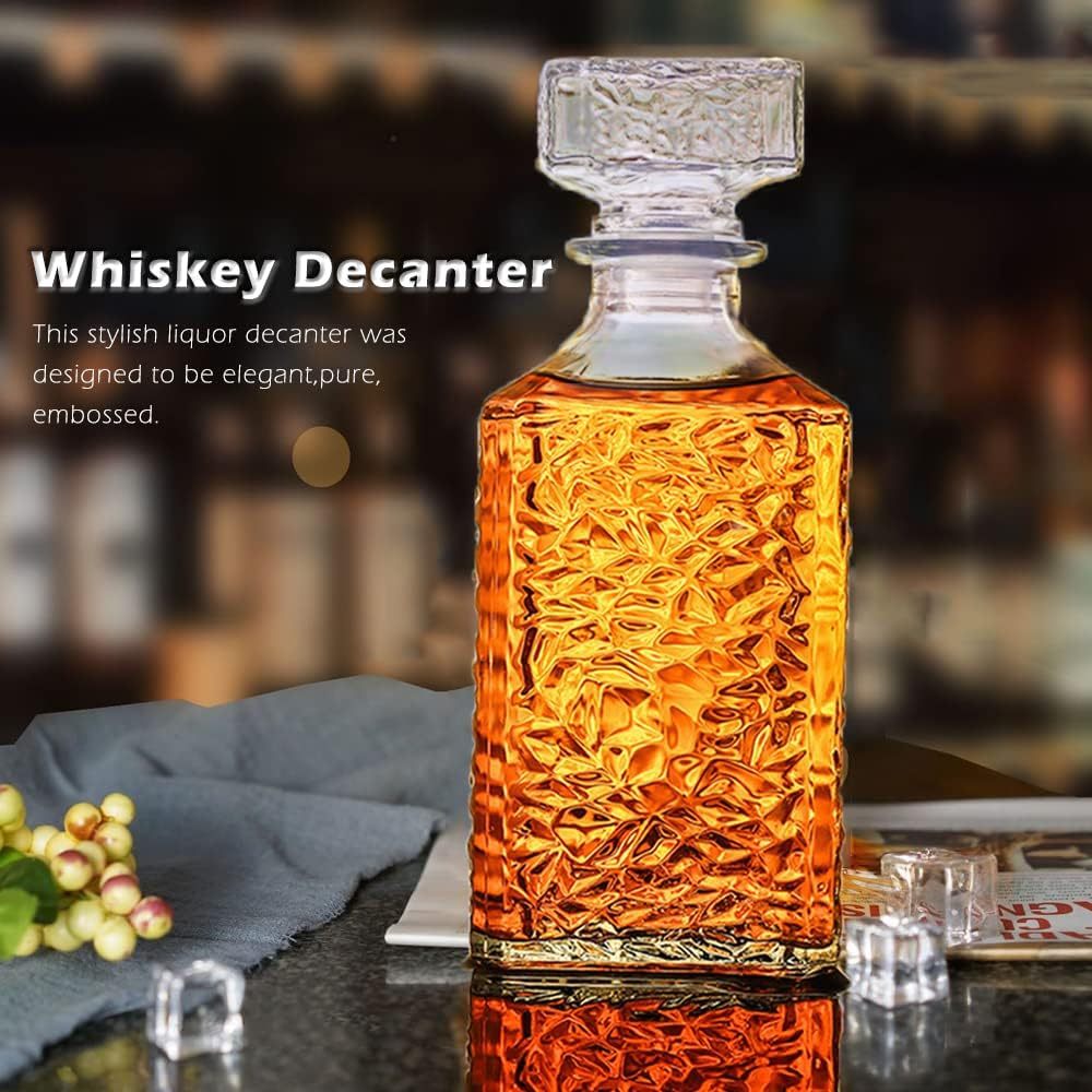 Jual Botol Kaca Whiskey Decanter Glass Bottle Liquor Scotch Luxury 950 ...
