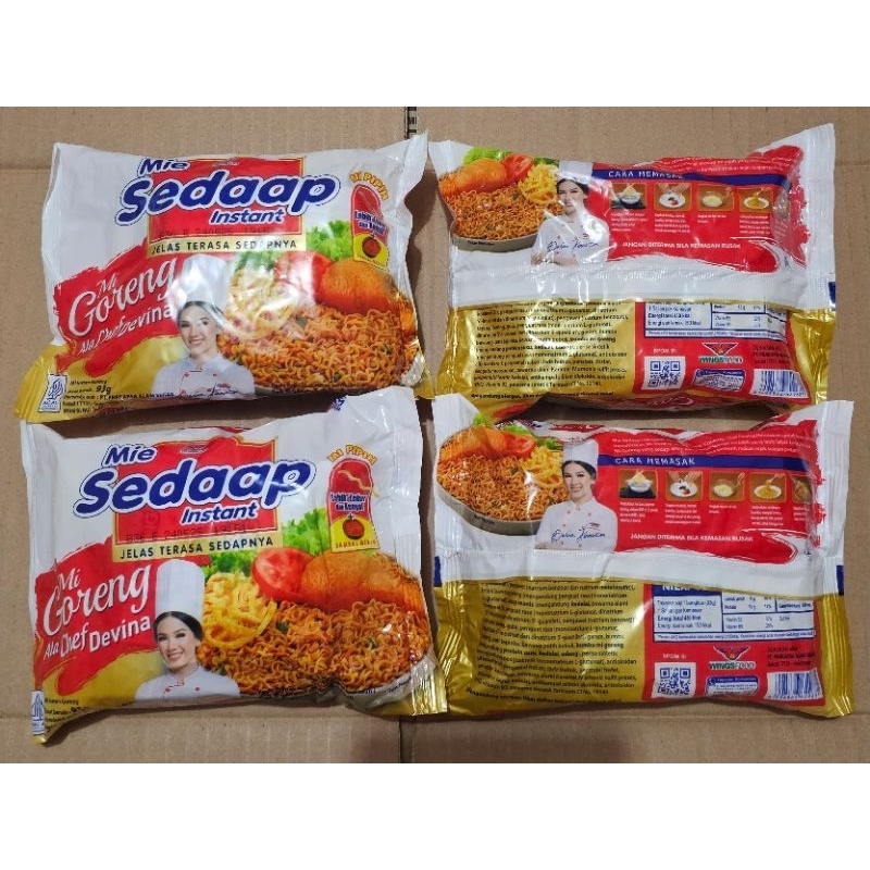 Jual Mie Sedaap Goreng Ala Chef Devina 93g - 1 bks | Shopee Indonesia