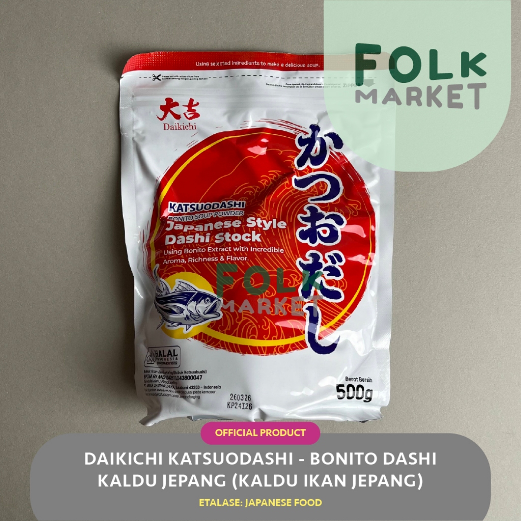 Jual DAIKICHI Dashi Halal Jepang 500gr / 1kg - Kaldu Bumbu Bonito ...
