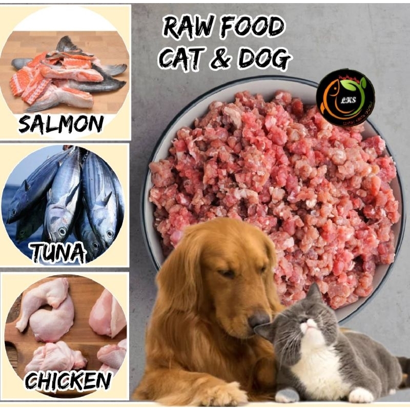 Jual [ SALMON, TUNA, DAGING, AYAM ] RAW PET FOOD GILING KASAR - Ekstra ...