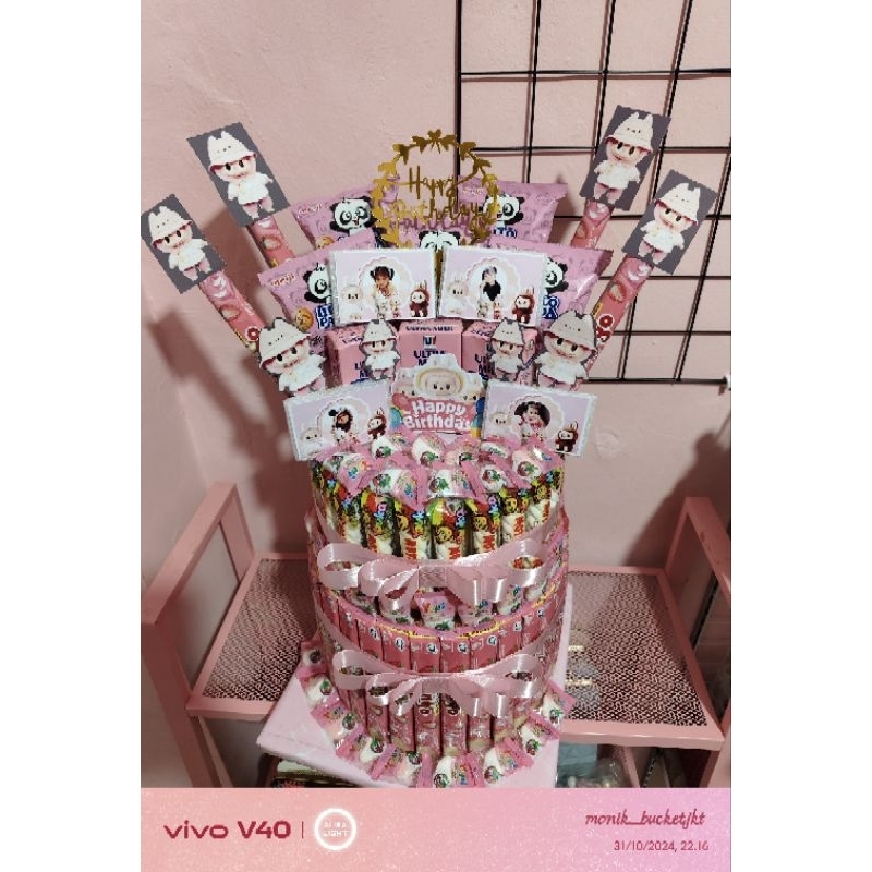 Jual Snack tower paling murah dua susun bisa instan dan request | snack ...