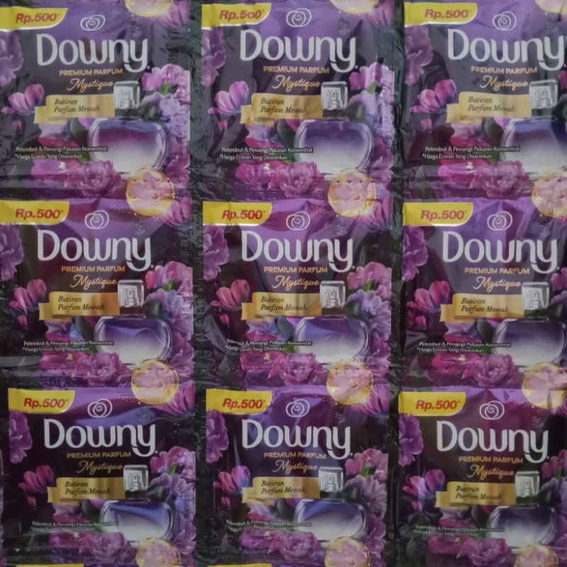 Jual 72 SACHET DOWNY PREMIUM PARFUM 500 MYSTIQUE (PELEMBUT & PEWANGI PAKAIAN KONSENTRAT ...