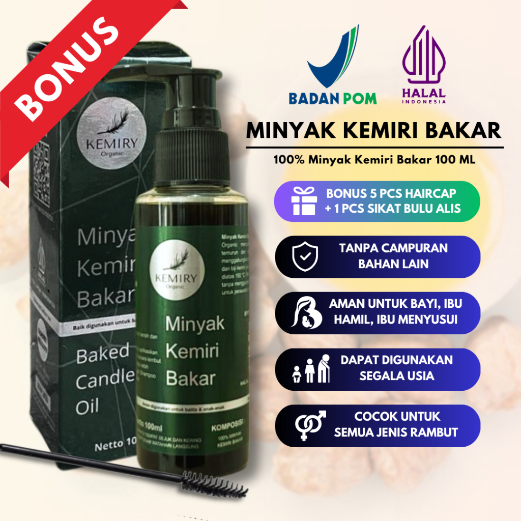 Jual Kemiry Organic - Minyak Kemiri Penumbuh Rambut Rontok Penebal ...