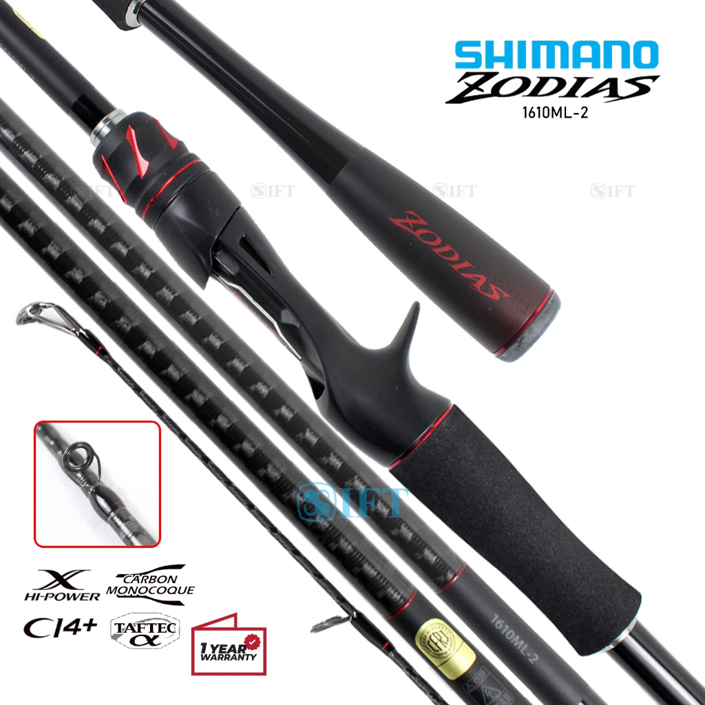 Jual Joran BC SHIMANO ZODIAS | Fuji Alconite + SiC top + Hi Power X blanks | CI4+ | Bait Casting ...