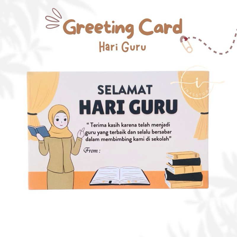Jual KARTU UCAPAN HARI GURU / GREETING CARD TEACHER’S DAY | Shopee Indonesia