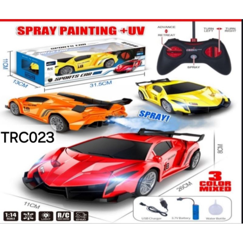 Jual MAINAN RC MOBIL REMOTE SEDAN SPORTS CAR SPRAY//REMOTE CONTROL ...