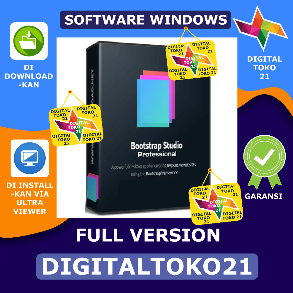 Jual [Diinstallkan] Bootstrap Studio Professional 7.0.3 Full Version ...