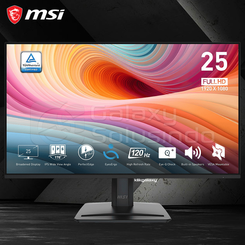 Jual MSI PRO MP251 E2 25 Inch IPS 120Hz FHD HDMI Professional Monitor ...