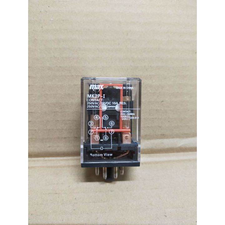 Jual RELAY AC 220V 8 KAKI BULAT / 8 PIN | Shopee Indonesia
