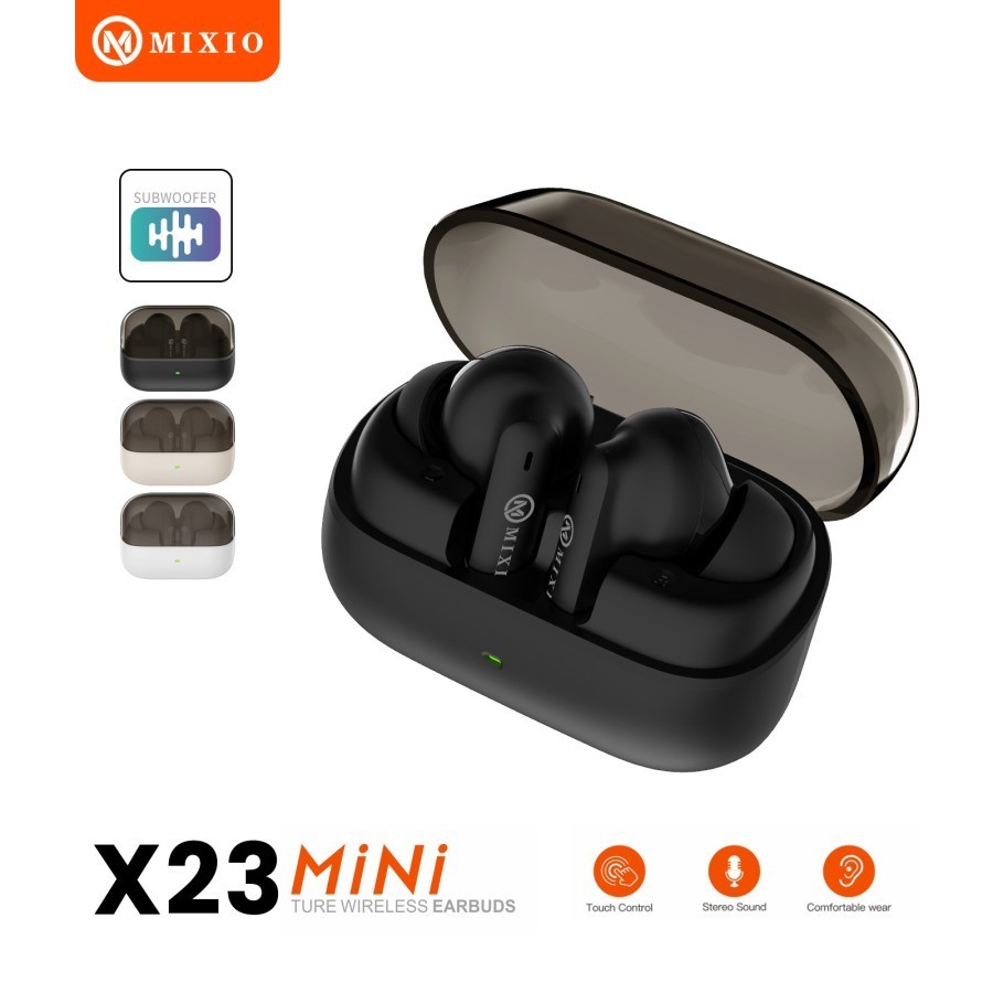 Jual MIXIO X23 Mini TWS SUPER BASS WIRELESS BLUETOOTH EARPHONE TWS MINI ...