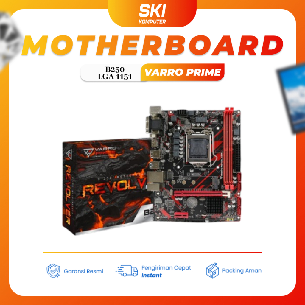 Jual Mobo Motherboard Varro Prime B250 Revolver Support M2 Nvme | Shopee Indonesia