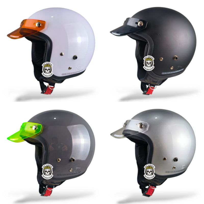 Jual Helm bogo dewasa pet transparan SNI original norisk | Shopee Indonesia