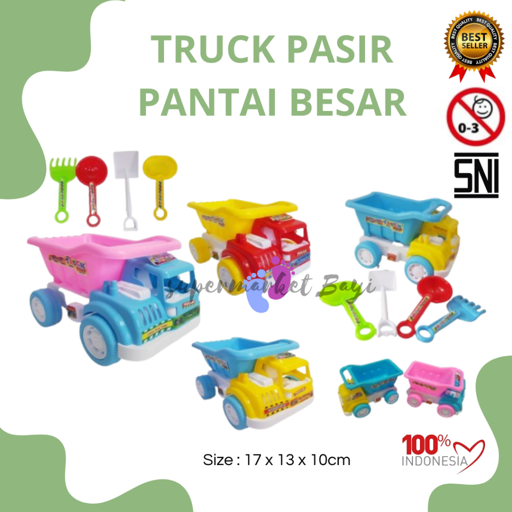 Jual Mainan Truk Pasir/ Mainan anak mobil mobilan / Truck Pasir Dump ...