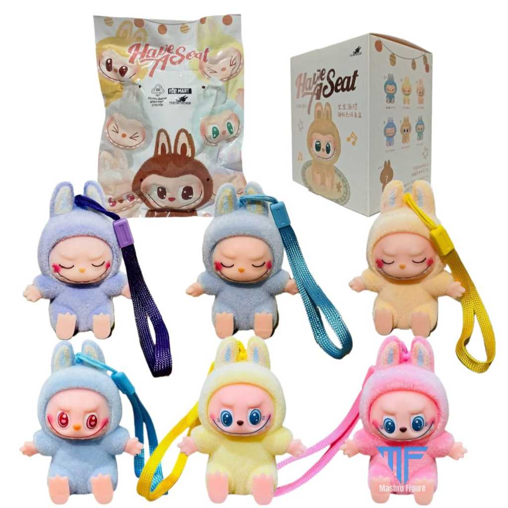 Jual LABUBU Mainan Gantungan SQuishy The Monsters Labubu Have A seat ...