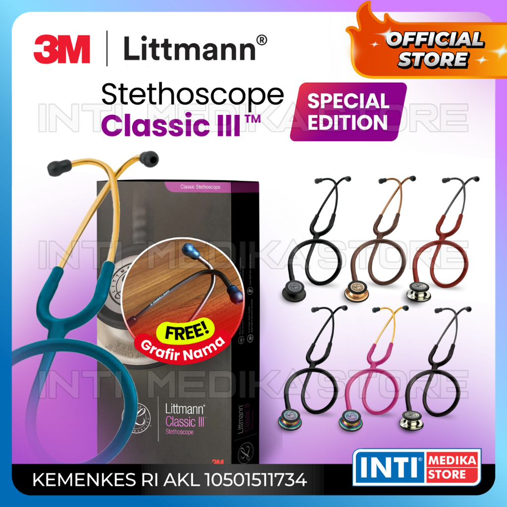 Jual 3M - Littmann Classic III Stethoscope SPECIAL EDITION | Stetoskop ...