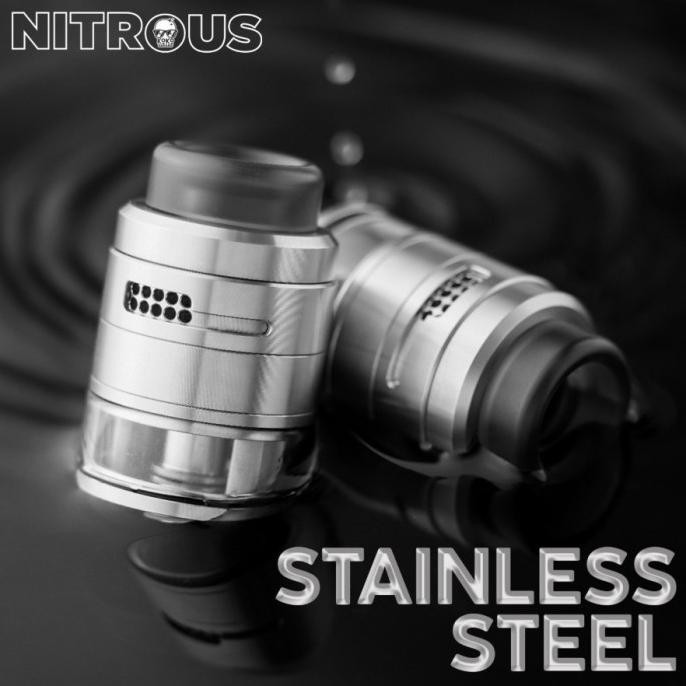 Jual RDTA NITROUS 24MM Shiny SS RDA With Tank Authentic by Koko Sarang ...