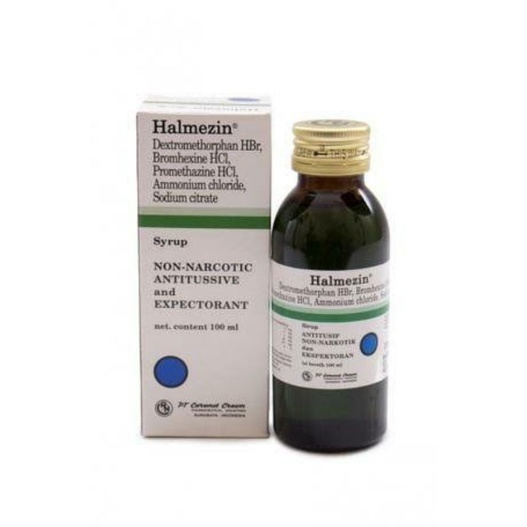 Jual HALMEZIN SYRUP 100ML- OBAT BATUK KERING DAN BERDAHAK ANAK DEWASA ...