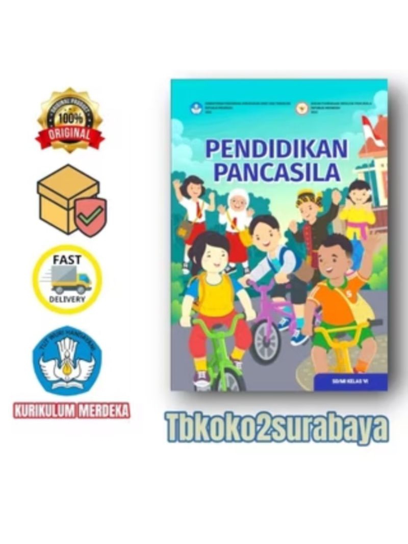 Jual BUKU PAKET PENDIDIKAN PANCASILA KELAS 6 SD KURIKULUM MERDEKA | Shopee Indonesia