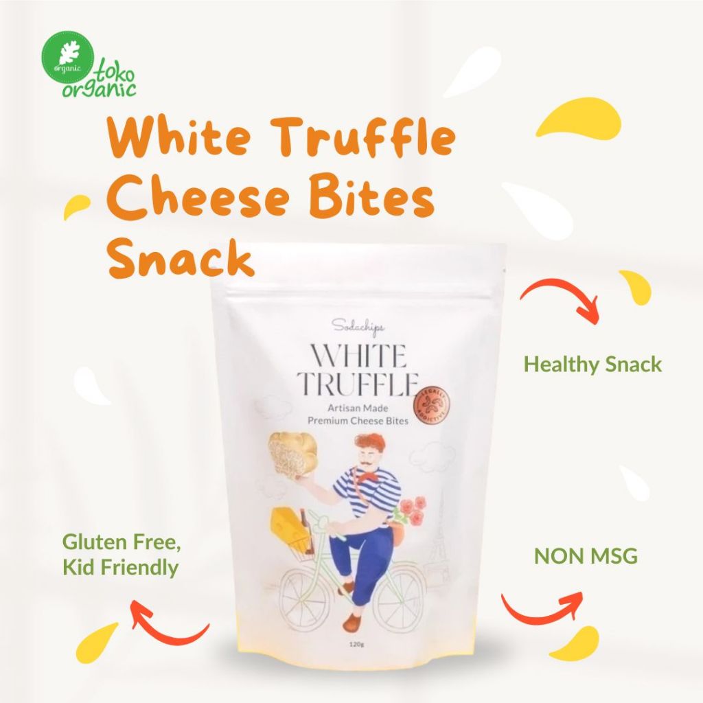 Jual Sodachips White Truffle Cheese Bites | Snack Low Calorie Camilan ...