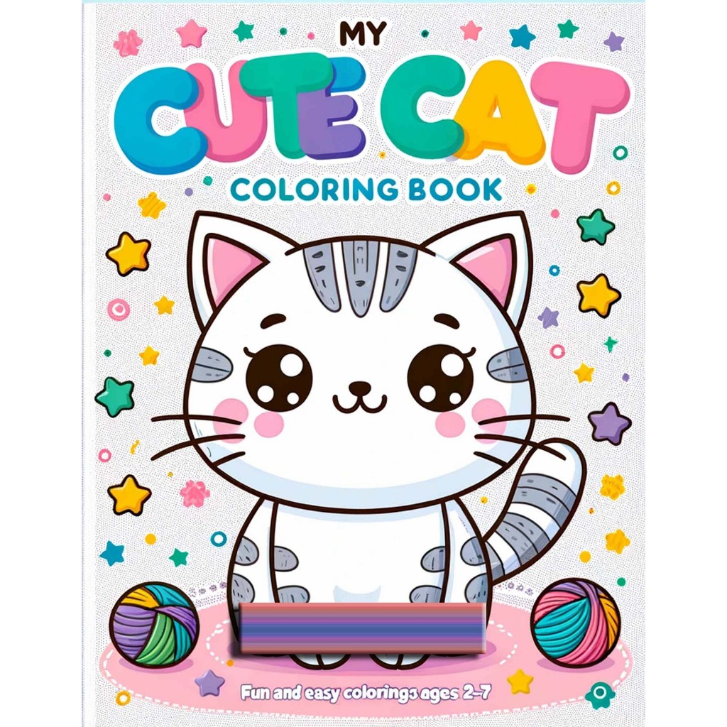 Jual Hard Copy Worksheet Mewarnai Kucing Lucu | Shopee Indonesia