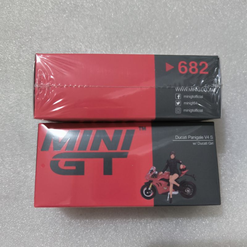 Jual MINI GT 682 1/64 DUCATI PANIGALE V4 S WITH DUCATI GIRL | Shopee ...
