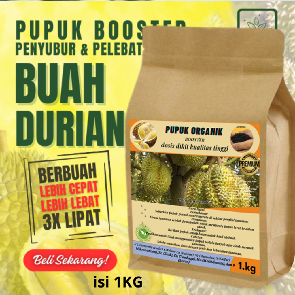 Jual Pupuk organik Booster Untuk Durian Cepat Berbuah Obat Organik Super Durian Montong ...