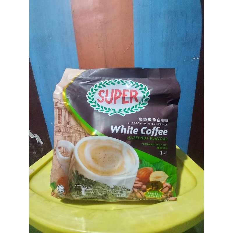 Jual Super White Coffee Hazelnut (15x33gr) Super Charcoal Roasted ...