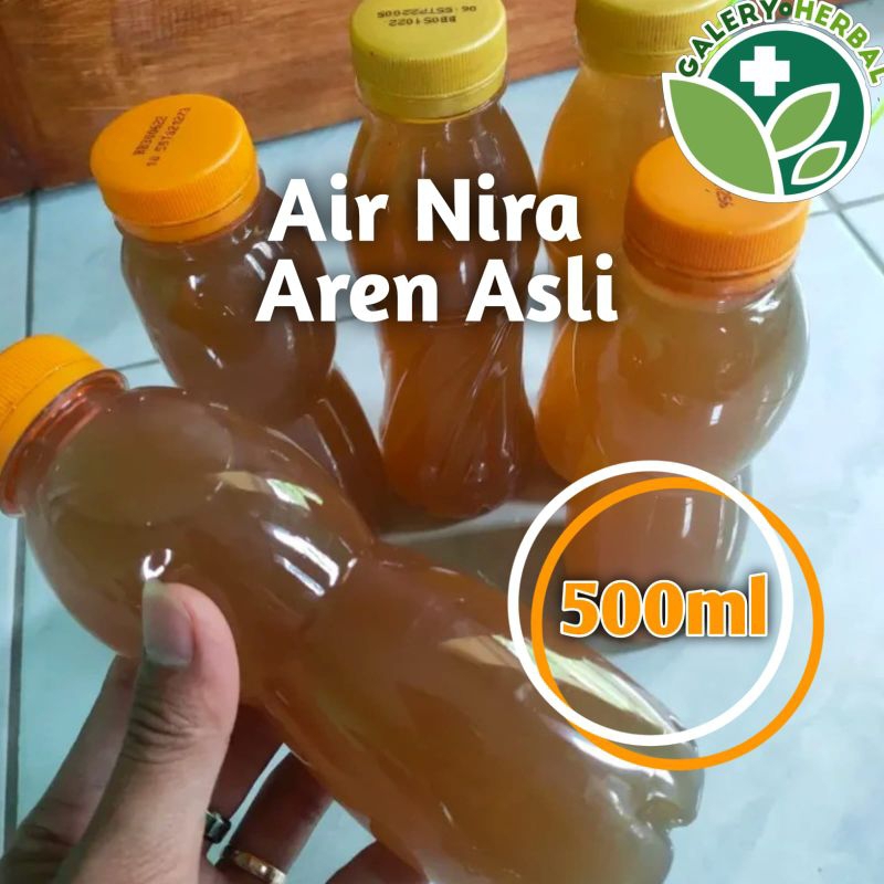 Jual Air Nira Aren Asli 99% Non-Pengawet Kemasan Botol 500ml | Shopee ...